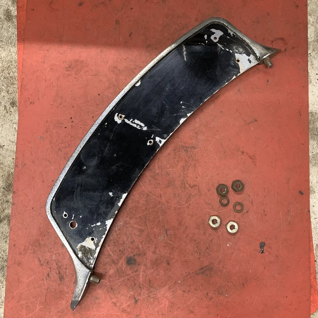 TRIUMPH,PRE UNIT, FRONT Mudguard, Number Plate, Genuine,T100,T110,5T,6T ...