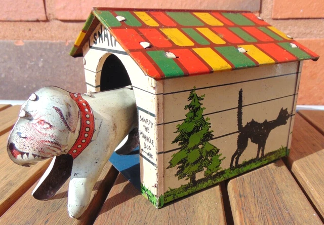 VINTAGE 1930'S SNAPPY-THE MIRACLE DOG-TIN LITHOGRAPH TOY-LOUIS MARX ...