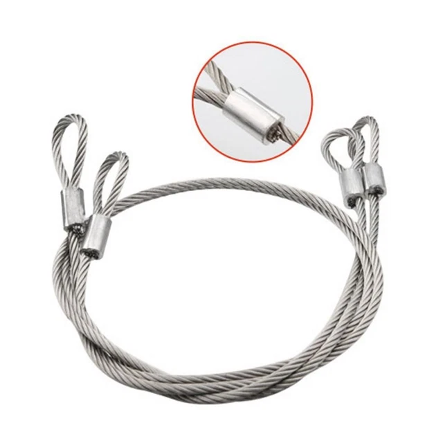 LIFTING ASSEMBLY CUSTOMIZED Lamp Safety Stainless Steel Hanging Rope ...
