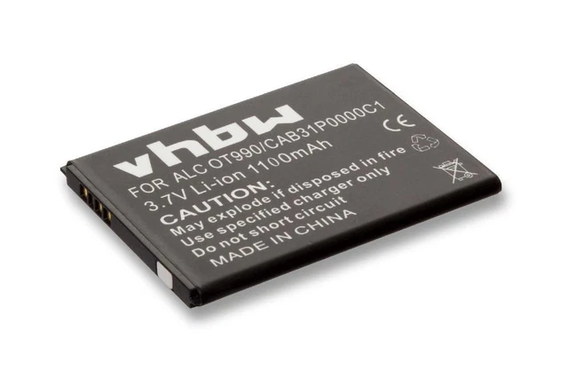 BATTERIE TÉLÉPHONE PORTABLE 1100mAh pour Alcatel One Touch Pop C3 OT ...