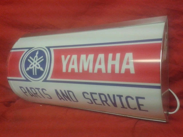YAMAHA,JAP,RACING,LIGHTUP,SIGN,ILLUMINATED,DISPLAY,MANCAVE,GARAGE,1970S ...
