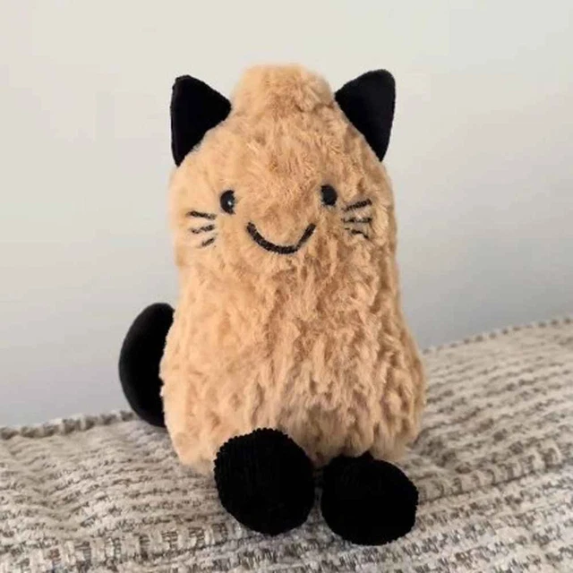 12CM AMUSEABLES PEANUT Cat Outfit Plush Doll Stuffed Soft Toy Animal ...