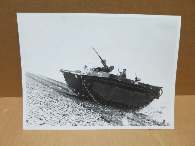 GUERRE 1939-45 ARMÉE US photo tank amphibie EUR 12,00 - PicClick FR