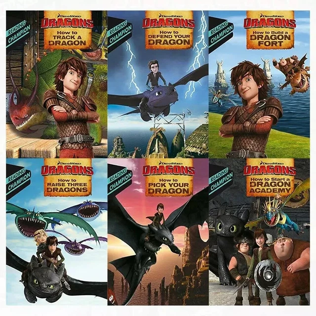 HOW TO TRAIN Your Dragon Early Readers NEW Complete Collection Book Set ...