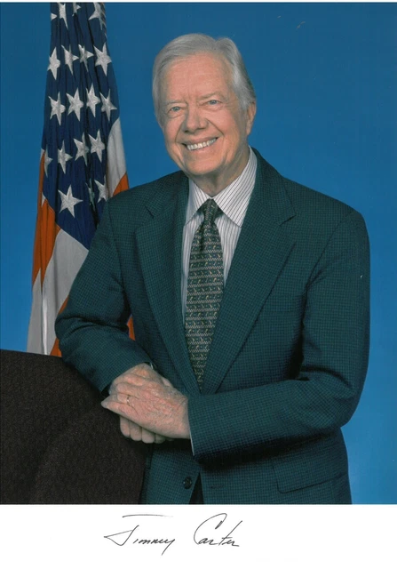 PORTRAIT OFFICIEL DU President JIMMY CARTER / USA / photo 20x25 EUR 34 ...