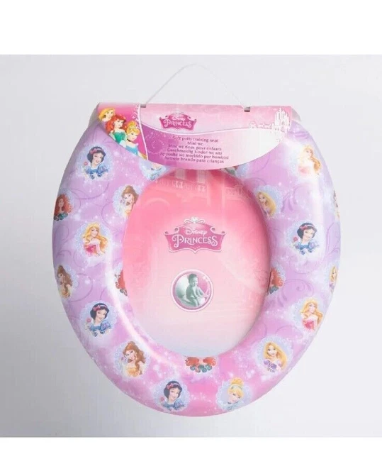 DISNEY PRINCESS POTTY Training Toilet Seat Padded Pink To All Kinds Of ...