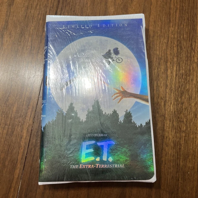 E.T. THE EXTRA-TERRESTRIAL (VHS, 2002, 20th Anniversary Limited Edition ...