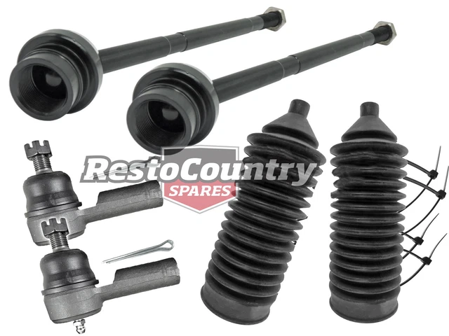 HOLDEN TORANA STEERING Rack + Rod End + Boot Kit LH 275mm Long Left ...