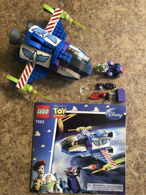 LEGO TOY STORY Buzz's Star Command Spaceship 7593 With Manual ...