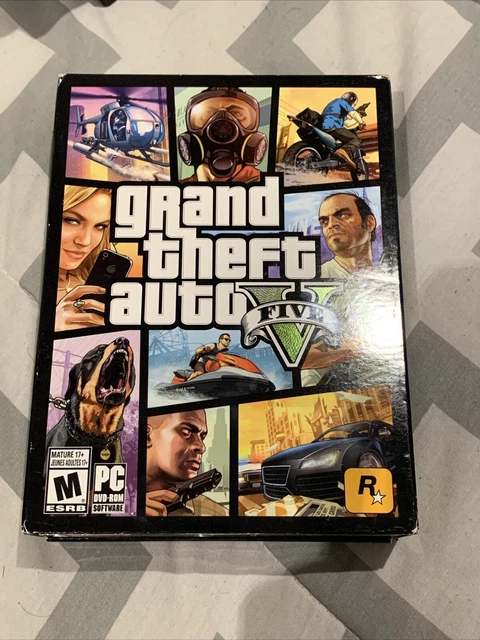 GRAND THEFT AUTO Gta V 5 Pc 2015 7 Disc Game + Map $20.00 - PicClick CA
