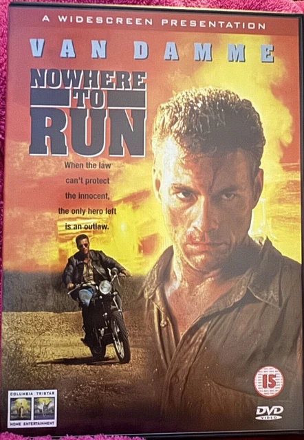 NOWHERE TO RUN Jean Claude Van Damme 1993 New DVD-Widescreen dolby ...