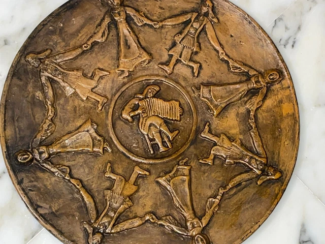 ARTE SARDA GRANDE Piatto Ceramica Dorgali-Lai Melis-Sardinia Pottery Cm ...