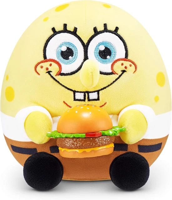 SNACKLES LICENSED CHARACTER Spongebob Squarepants 5-Inch Plush by ZURU ...