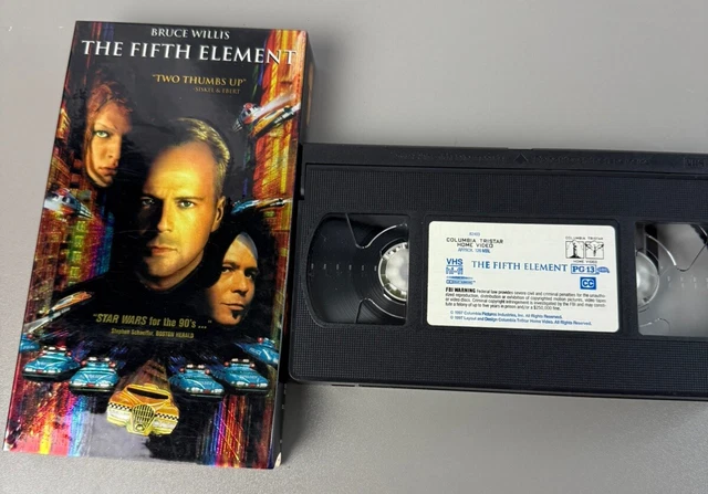 THE FIFTH ELEMENT (VHS, 1997,) Bruce Willis, Milla Jovovich £8.67 - PicClick UK