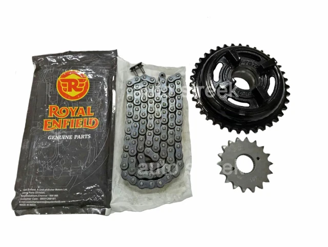 ROYAL ENFIELD CLASSIC 500cc Model Complete Chain Sprocket Assembly ...