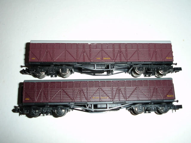 N GAUGE DAPOL NC-001 Siphon G W1449 Maroon & NC-004 Siphon H 1435 Brown ...