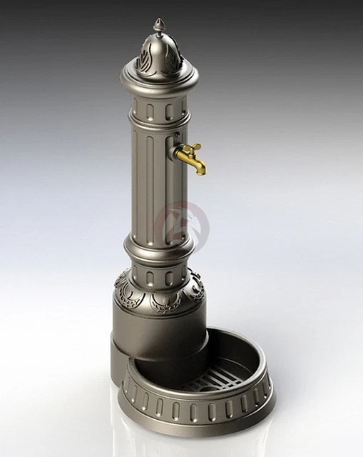 ROYAL MODEL 1/48 Drinking Water Fountain [Resin Diorama Model kit] 732 ...