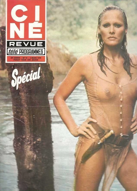 CINÉ TÉLÉ REVUE n° 10 - Ursula Andress - Jean-Paul Belmondo (Mars 1976) EUR 5,00 - PicClick FR