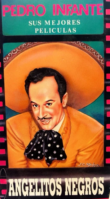 VHS PEDRO INFANTE, Angelitos Negros, Emilia Guiú, Pelicula Movie Vtg £ ...
