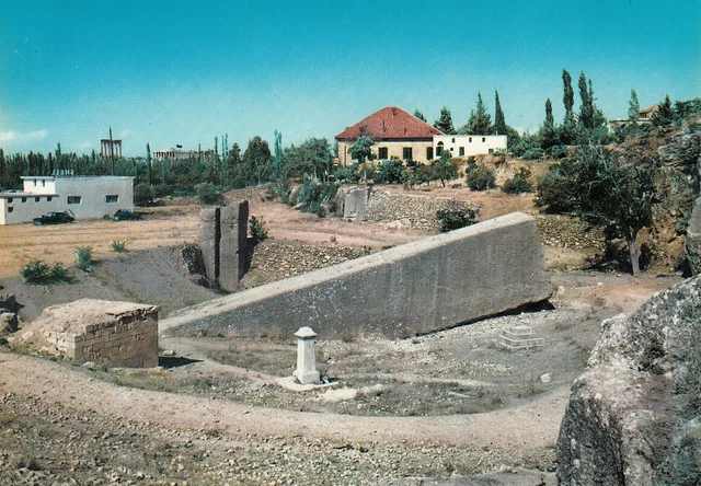 CARTE POSTALE ANCIENNE postcard 10X15cm LIBAN LEBANON BAALBECK ...