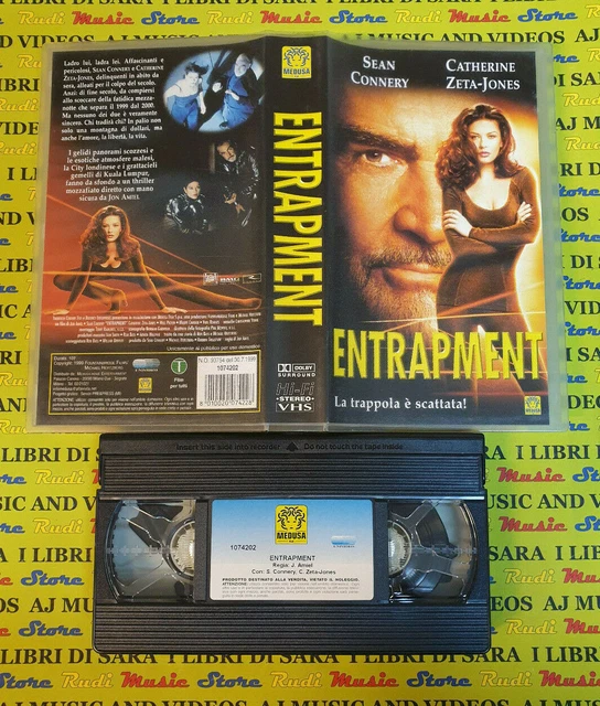 FILM*VHS ENTRAPMENT SEAN Connery Catherine Zeta-Jones Medusa 1999 (F8 ...