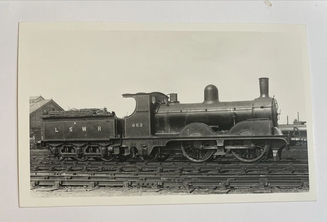 LSWR RAILWAY LOCOMOTIVE Photograph - A12 Class - 653 - D985 £3.50 ...