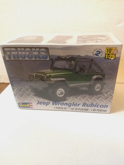 REVELL &TRUCKS& JEEP Wrangler Rubicon 1:25 Scale Model Kit EUR 23,95 ...
