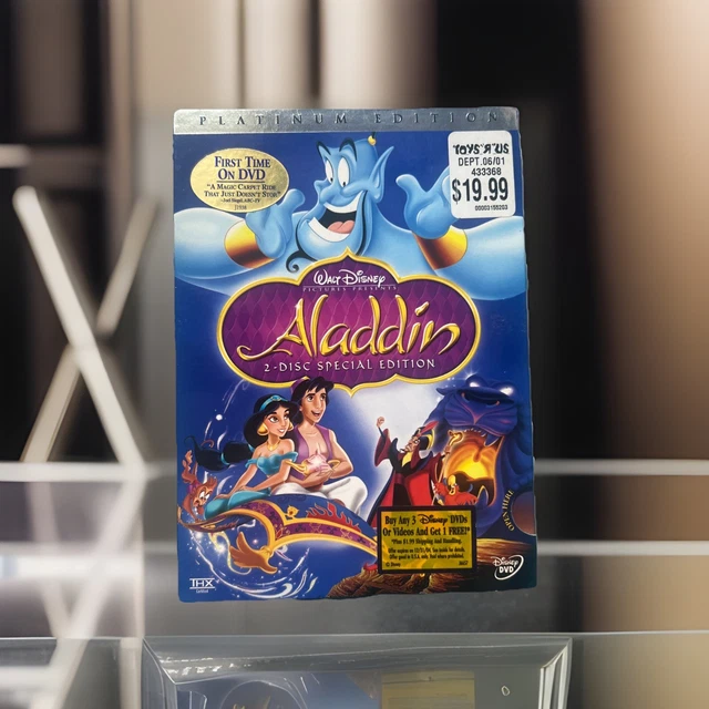 DISNEY’S ALADDIN DVD 2004, 2-Disc Set Special Platinum Edition W ...