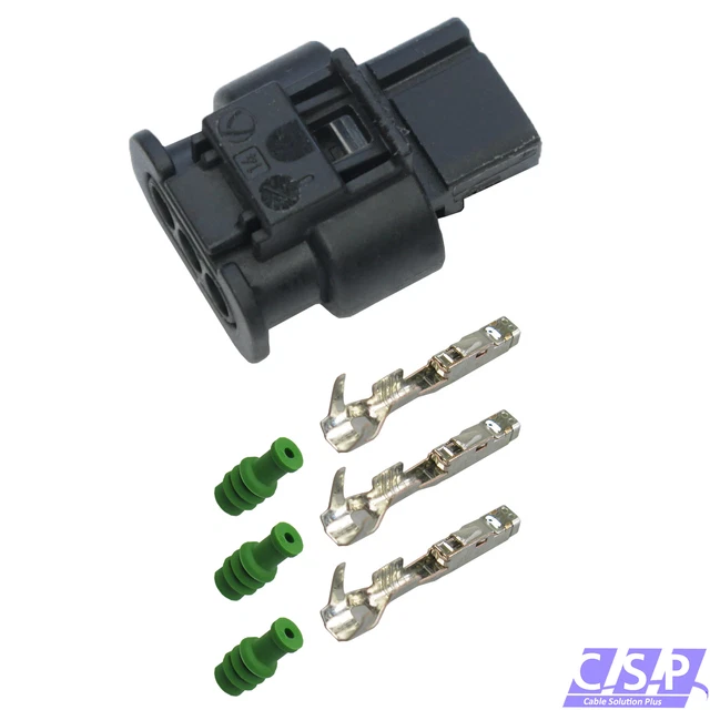 REPARATURSATZ 3-POLIG STECKER wie VW 3C0973203 / 3C0 973 203 ...