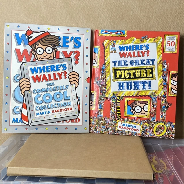 WHERES WALLY 5X Book Collection Books 1 to 4 + Great Picture Hunt ...
