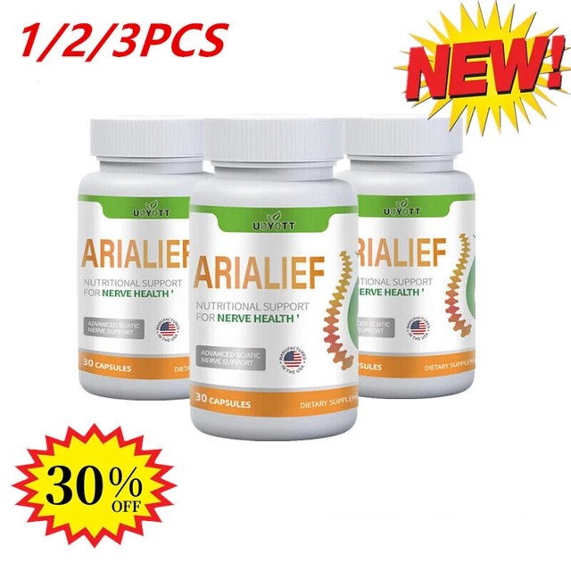 1/2/3*ARIALIEF CAPSULES FOR Sciatica,Arialief DietarySupplement 30 ...