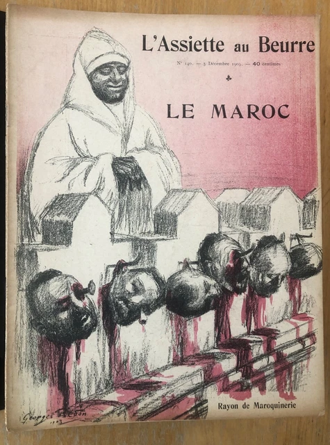 LE MAROC L'ASSIETTE au Beurre, Un dessin de Van Dongen EUR 15,00 ...