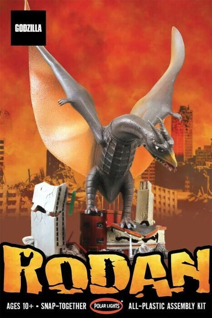 GODZILLA RODAN 1/800 Echelle Aurore Ré-édition Modèle Kit Par Polar ...