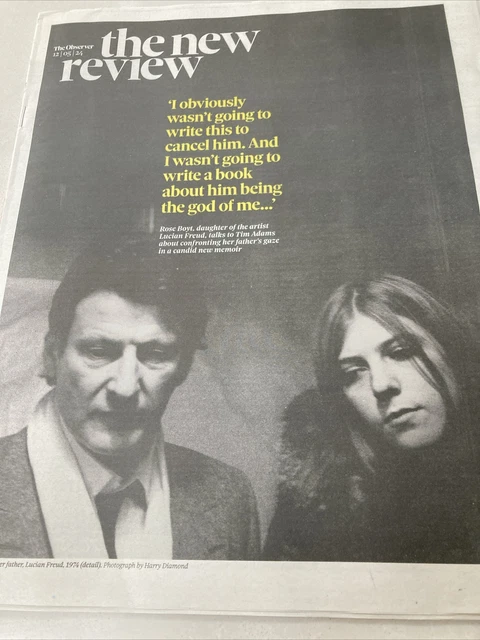 NEW REVIEW NEWSPAPER Uk 12 May 2024 Lucian Freud Jon Ronson Rose Boyt £ ...