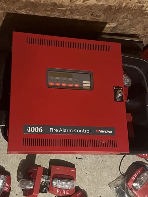 SIMPLEX 4006 ALARM Control Panel Fire Alarm Panel $846.00 - PicClick CA