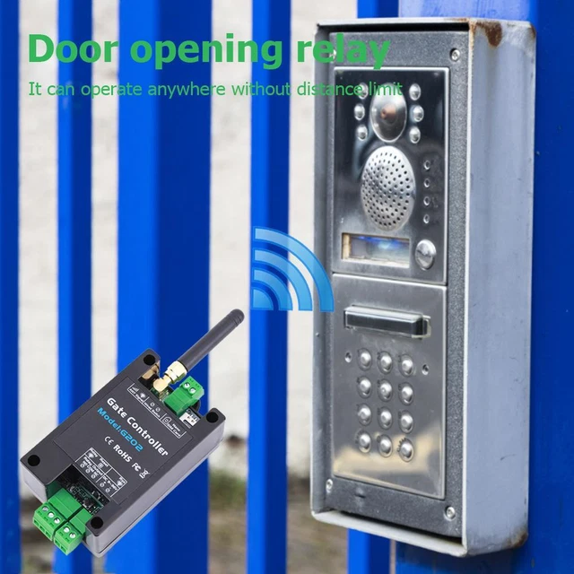 2G WIRELESS DOOR Access Remote Control Gate Door Opener Relay Switch FR ...