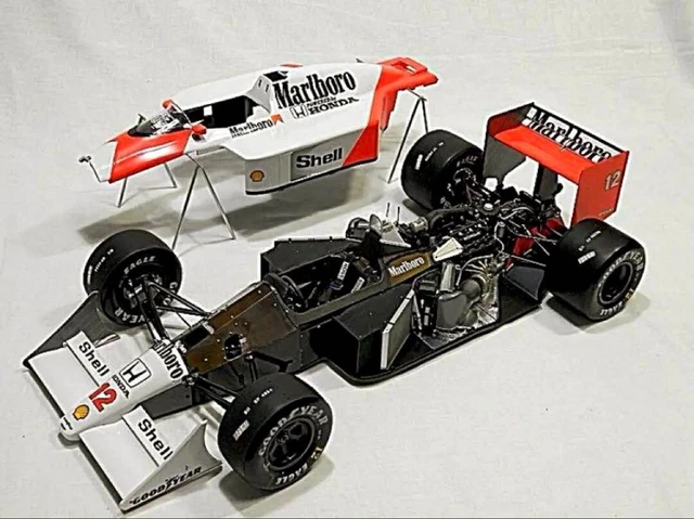 DEAGOSTINI AYRTON SENNA 1/8 McLaren MP4/4 Semi-Scratch Build Complete F ...