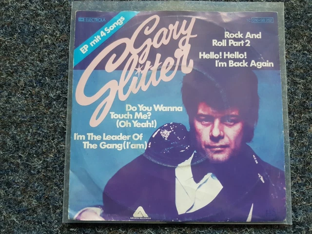 GARY GLITTER - Rock and Roll/ Hello I'm back again/ I'm the leader 7 ...