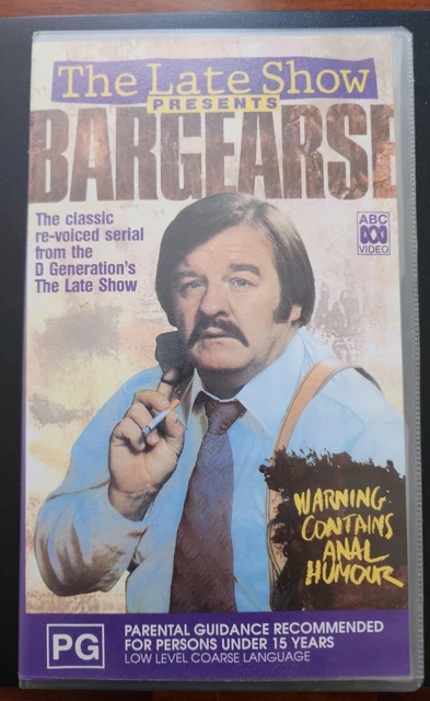 THE LATE SHOW presents Bargearse VHS Australia 1995. $16.99 - PicClick AU