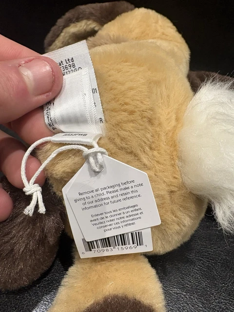 JELLYCAT BASHFUL BROWN Bunny Soft Toy Brand New With Tags And Bag £47. ...