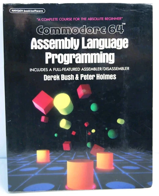 ASSEMBLY LANGUAGE COMMODORE 64 Programming Book with Floppy Disc ...