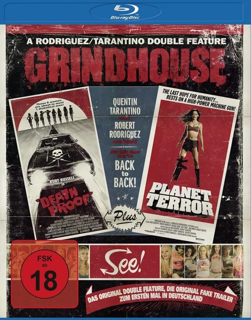 DEATH PROOF PLANET Terror Grindhouse Double Feature Blu-ray Import Reg ...