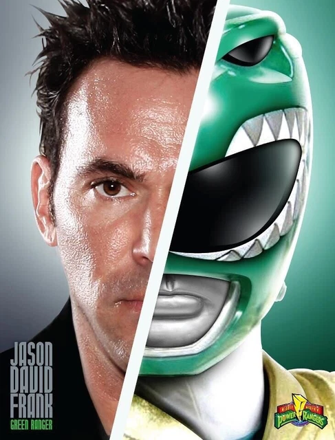 MIGHTY MORPHIN POWER Rangers Green Jason David Frank Memorabillia A4 ...
