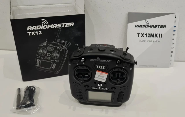 RADIOMASTER TX12 MKII ELRS Radio Transmitter – for Drone/Model Aircraft ...