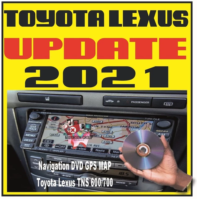 TOYOTA LEXUS TNS 600/700 Sat Nav Update Navigation DVD 2021 R EUR 21,94 ...