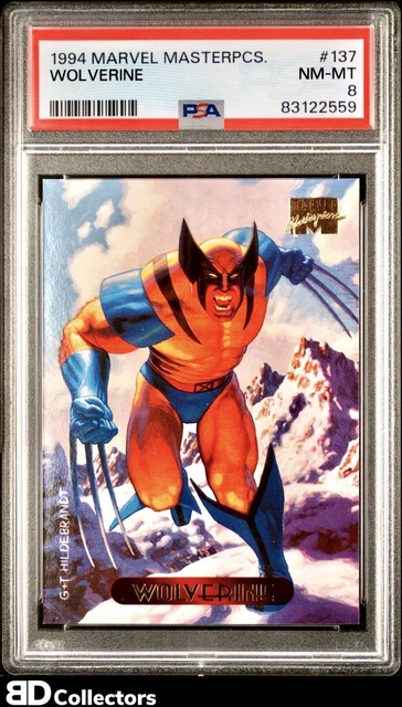 WOLVERINE PSA 8 #137 1994 Marvel Masterpieces Series 3 EUR 11,03 ...