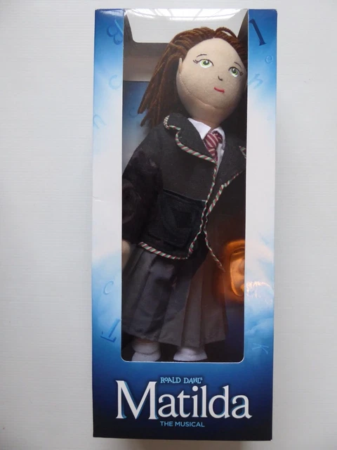 RARE? MATILDA THE Musical doll plush soft toy school uniform Roald Dahl ...