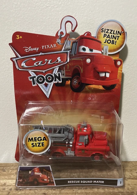 DISNEY PIXAR CARS Toon Rescue Squad Mater Mega Size Sizzlin’ Paint Job ...