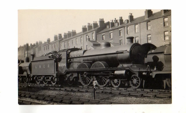 RAIL PHOTO LNER GCR 442 C4 6094 Sheffield Neepsend shed Yorkshire £2.39 ...