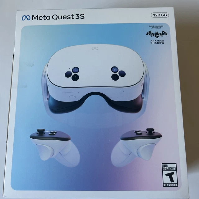 META QUEST 3S 128GB VR Headset Glasses-controller-Batman Arkham Shadow ...